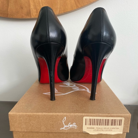 Christian Louboutin | Shoes | Christian Louboutin Black Pigalle Pumps ...
